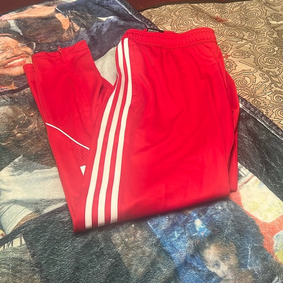 adidas | Pants & Jumpsuits | Adidas Regular Fit Tapered Leg Full Length ...